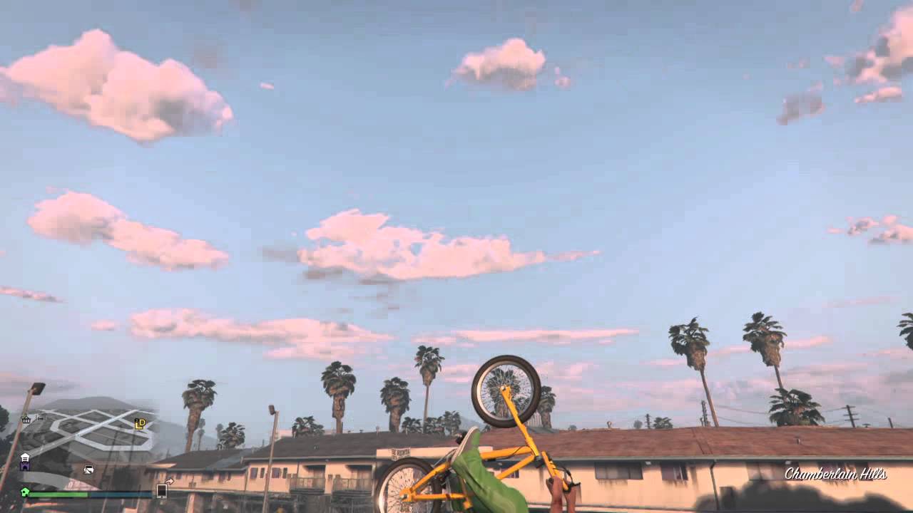 Grand Theft Auto V how to do a back flip is - YouTube