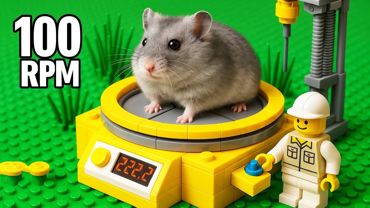 LEGO Spinning Table Spins 100 Times Per Minute! Incredible Speed Test ...