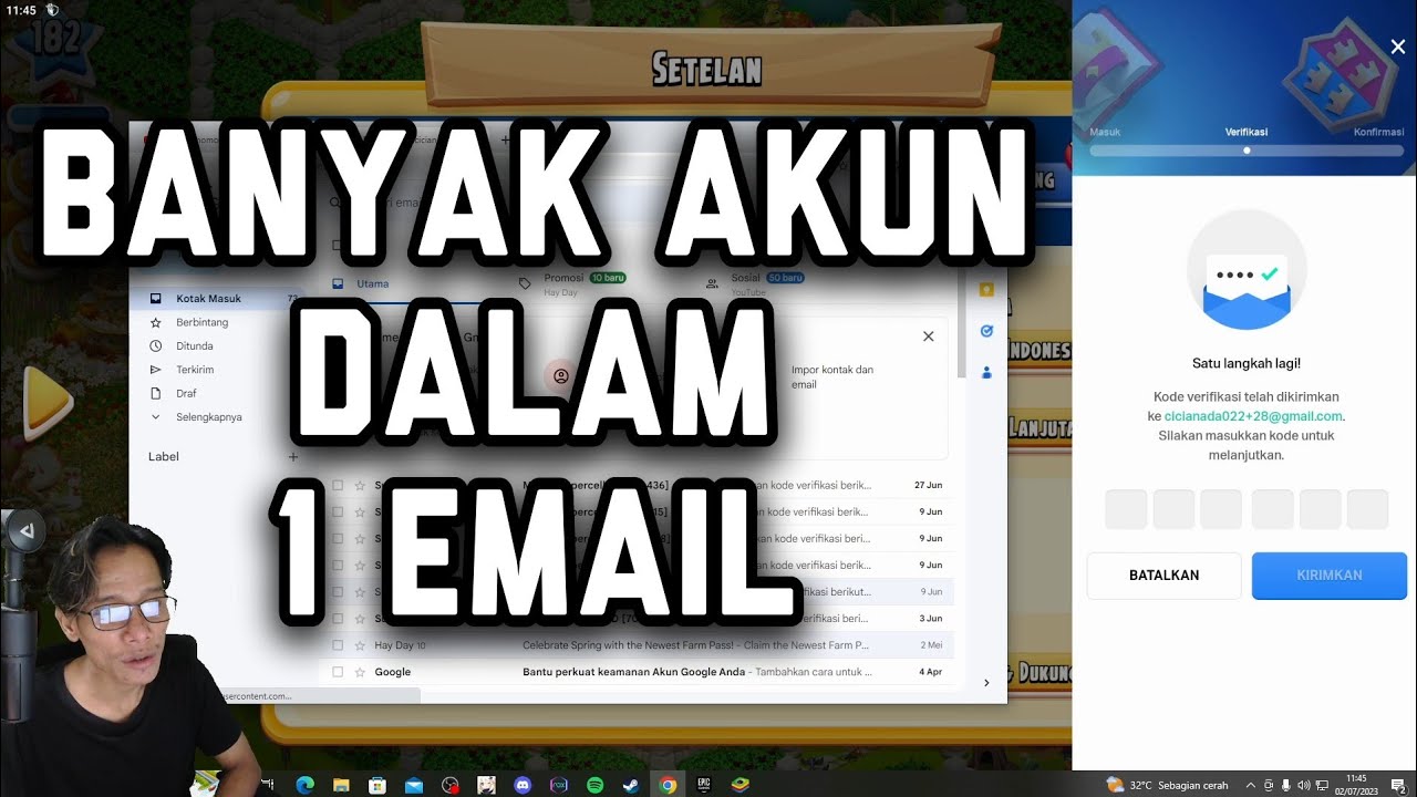 Cara memainkan banyak akun di satu email | HAY DAY INDONESIA - YouTube
