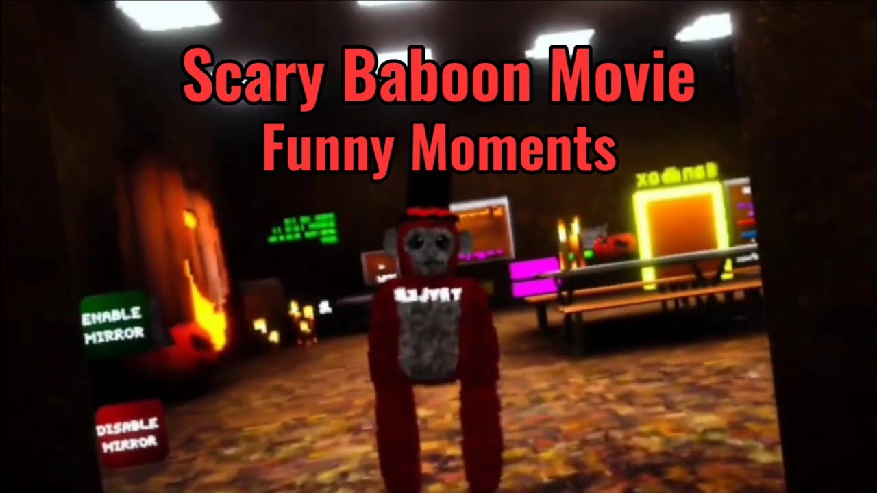 Scary Baboon Movie: Funny Moments - YouTube