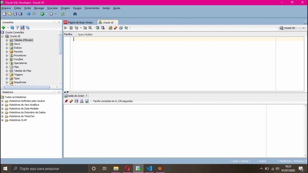 Banco de Dados Oracle - Criação de Tabelas - YouTube