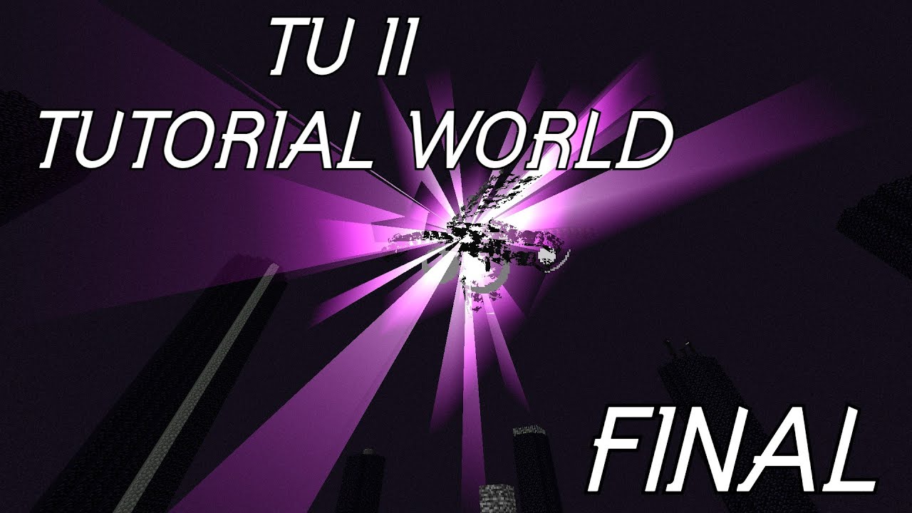 Beating Minecraft's Old Tutorial World: The End - YouTube
