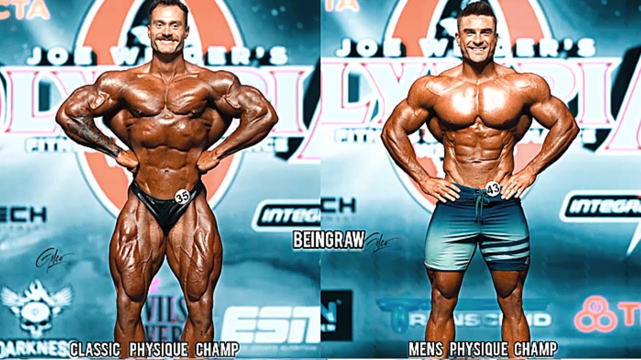 Cbum (Classic Physique Champ) VS Ryan Terry (Mens Physique Champ) Physique Comparison at Mr ...