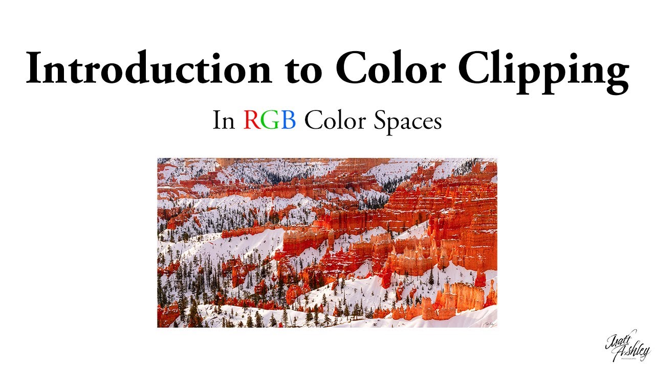 Introduction to Color Clipping in RGB Color Spaces - YouTube