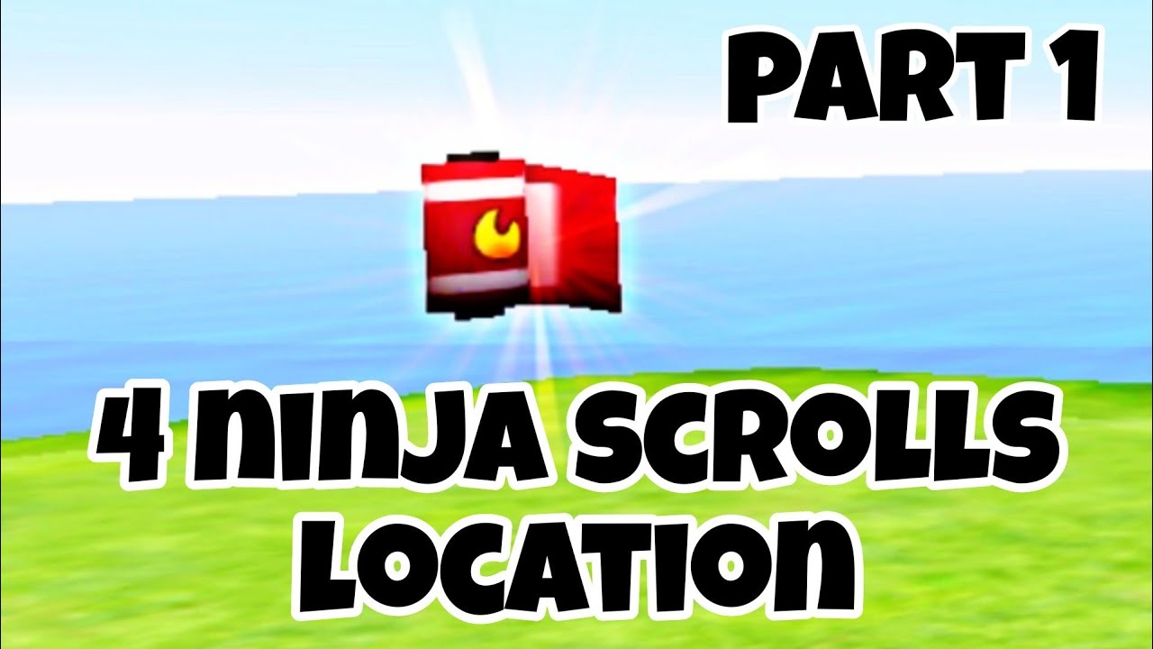 How to Find 4 Ninja Scrolls location in Sonic Speed Simulator | Ninja ...