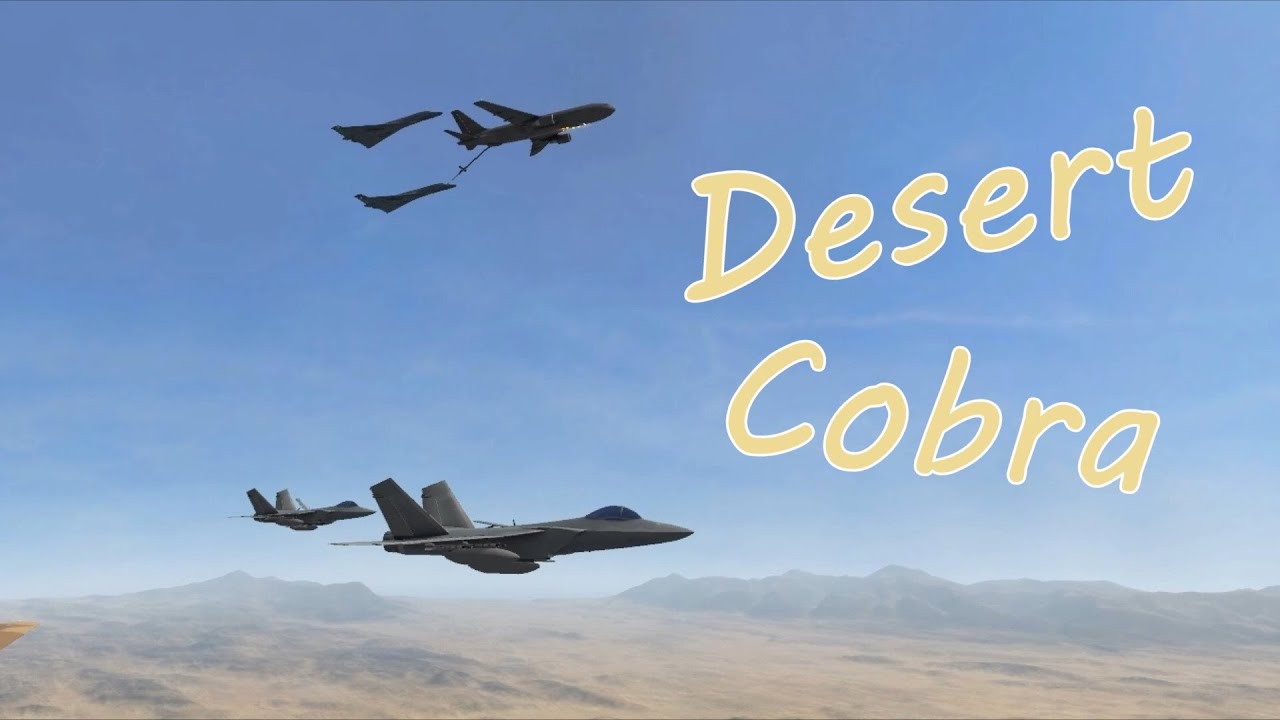 VTOL VR, F/A-26B, Desert Cobra campaign, mission 4 - YouTube