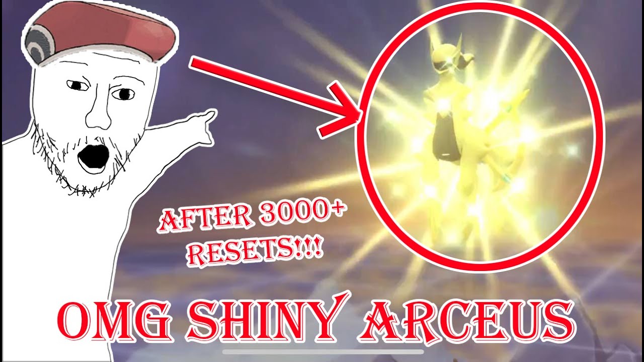 Pokemon Brilliant Diamond Shiny Arceus after 3000+ resets! Full odds ...