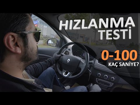RENAULT FLUENCE 0-100 HIZLANMA TESTİ |  EDC Modlarının Hızlara Etkisi & Süspansiyon ve Yol Tutuş
