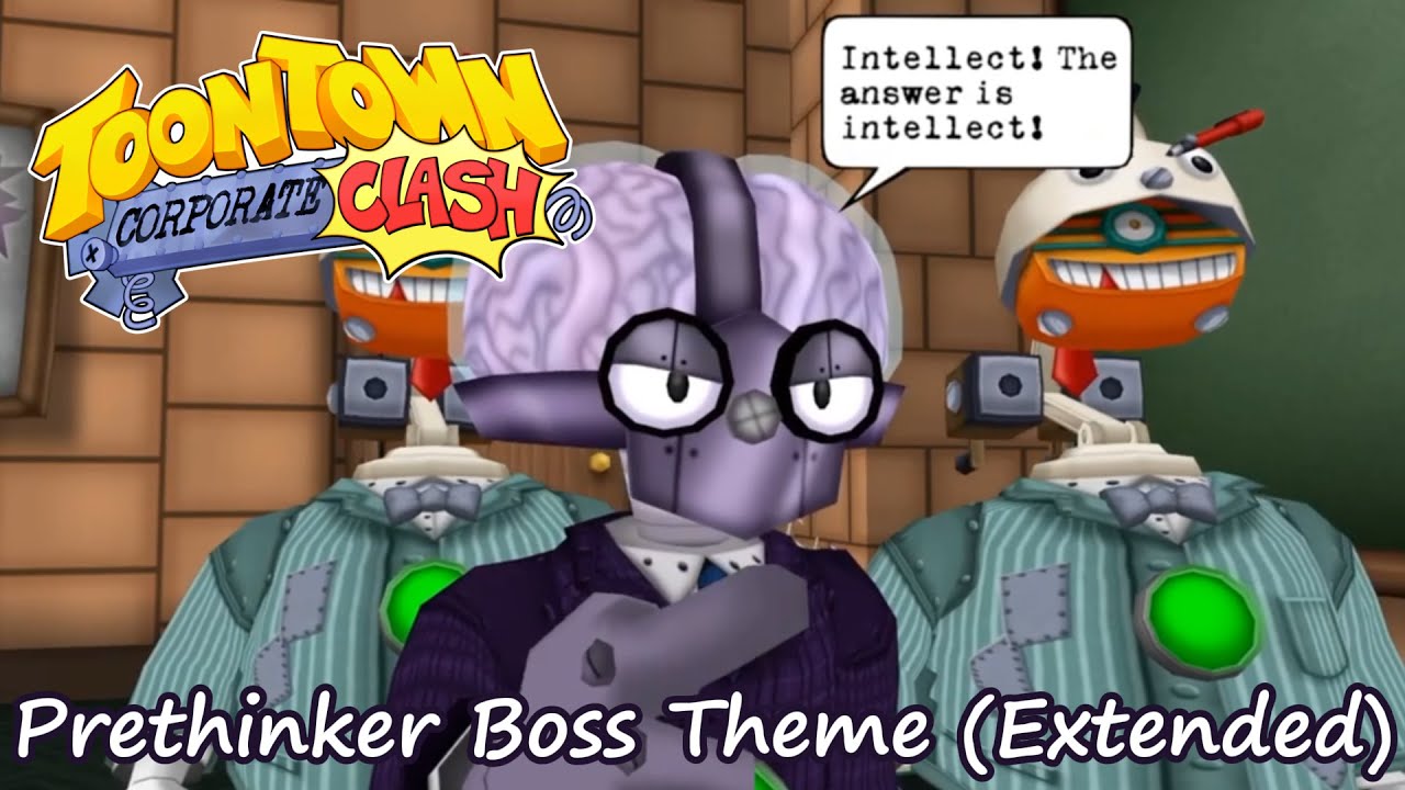 Prethinker Boss Theme (Extended) - Toontown Corporate Clash - YouTube