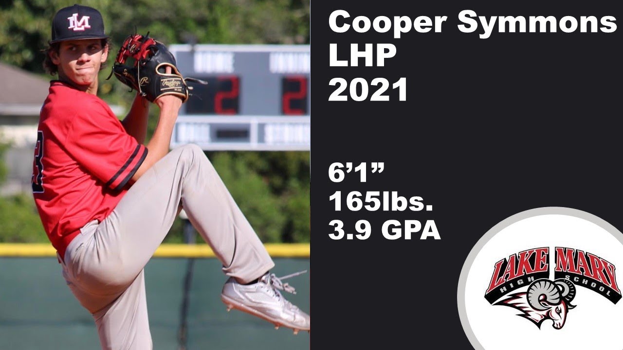 Cooper Symmons 2021 LHP Recruiting Video - YouTube