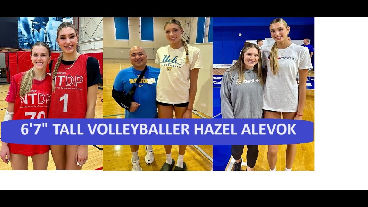 6'7" Tall Girl Hazel Loves Her Height - YouTube