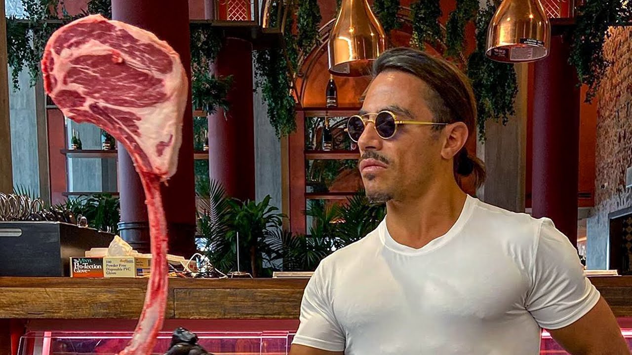 Nusret Steakhouse Boston! Salt Bae Cutting The Best Meat! - YouTube