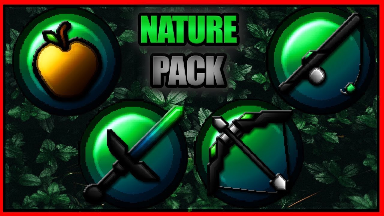 Minecraft PvP Texture Pack l Nature Green and Blue Fade 128x [1.7/1.8 ...