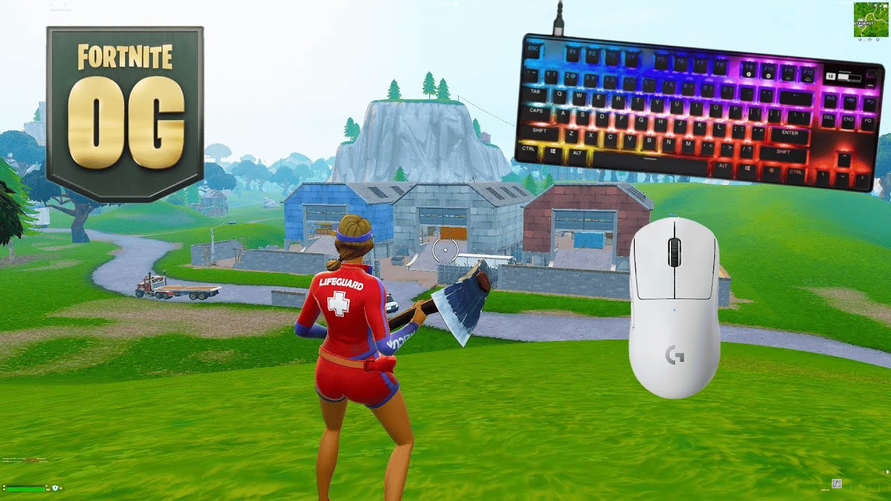 SteelSeries Apex Pro TKL ASMR 😴 OG Fortnite Solo 🏆 Satisfying Keyboard ...