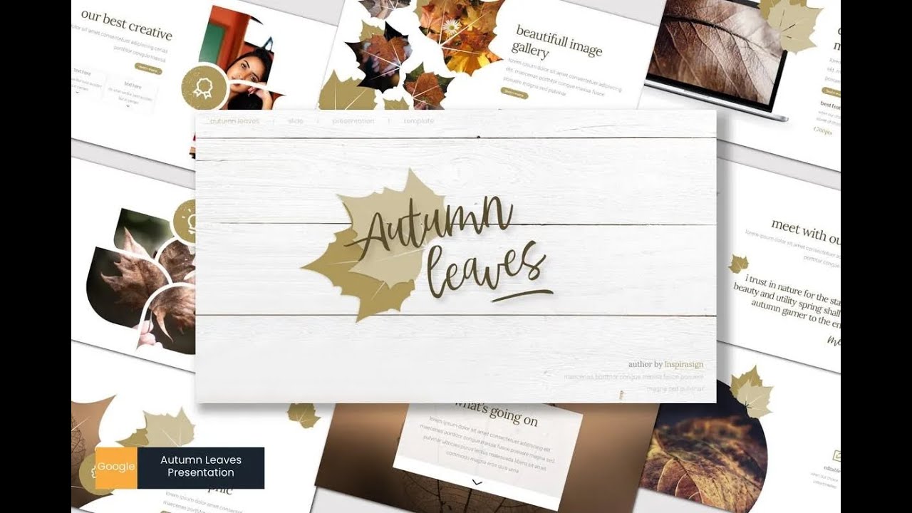 Autumn Leaves - Google Slides Template - YouTube