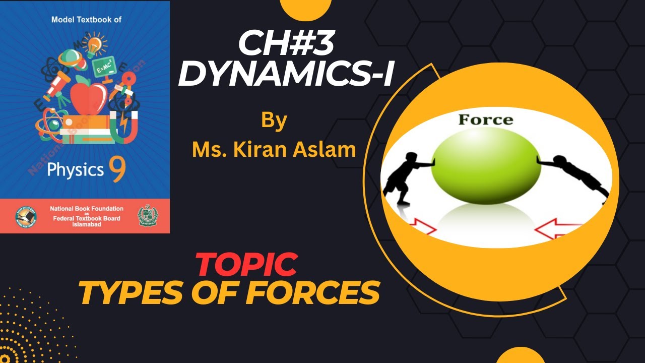 Types of Forces || IX Physics Ch#3 Dynamics-l || Federal Board New Book ...