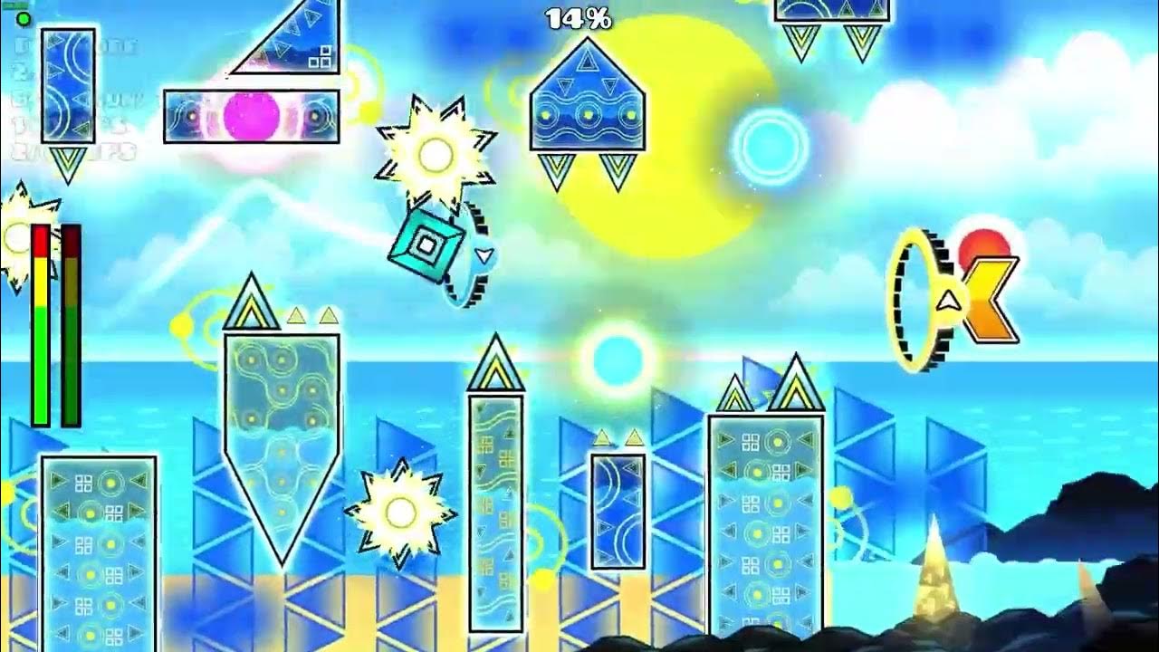 Geometry Dash | TIDAL WAVE EASY 61-100% (HARDEST PART) - YouTube