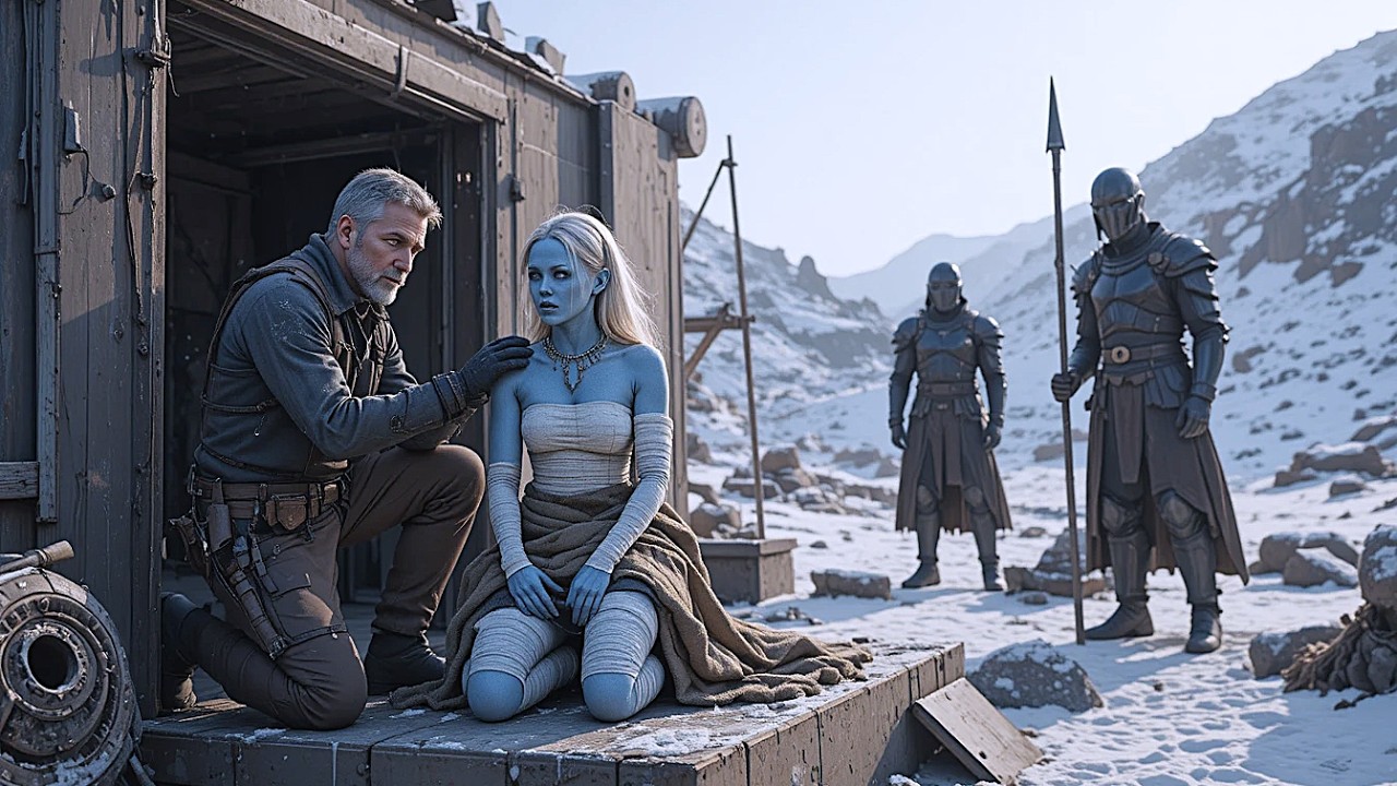 A Human Rescued the Alien Girl from Hunters—But Her Fierce Protector ...