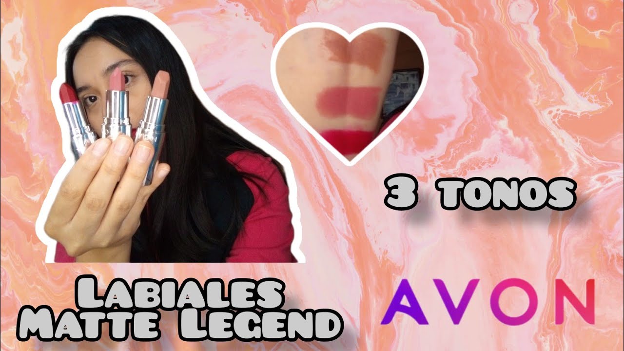 Labiales Matte Legend💄 ¿Me gustaron? #avon #belleza #reseña - YouTube
