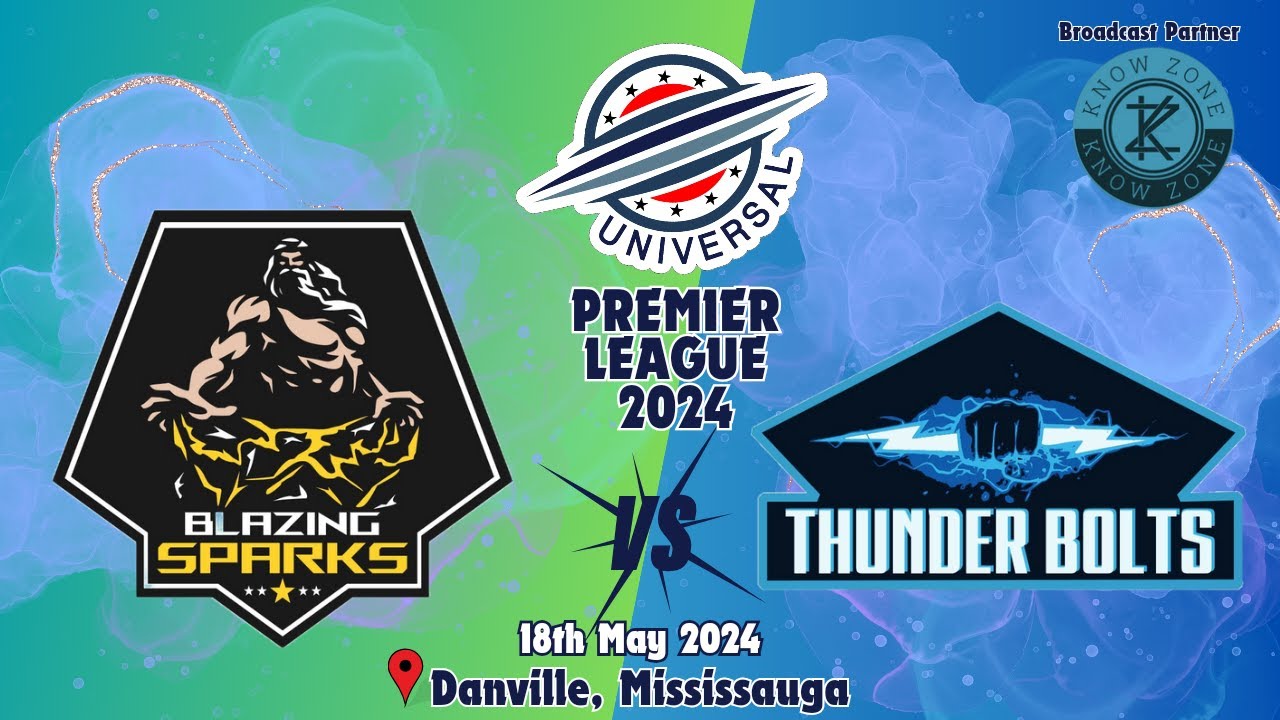 Live Cricket Match | UPL 2023 Game 3 (Part 1)Blazing Sparks vs Thunder ...