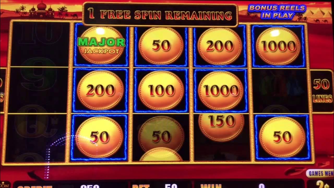 Lightning Link ~ Sahara Gold Slot Machine ~ MAJOR JACKPOT!!! - YouTube