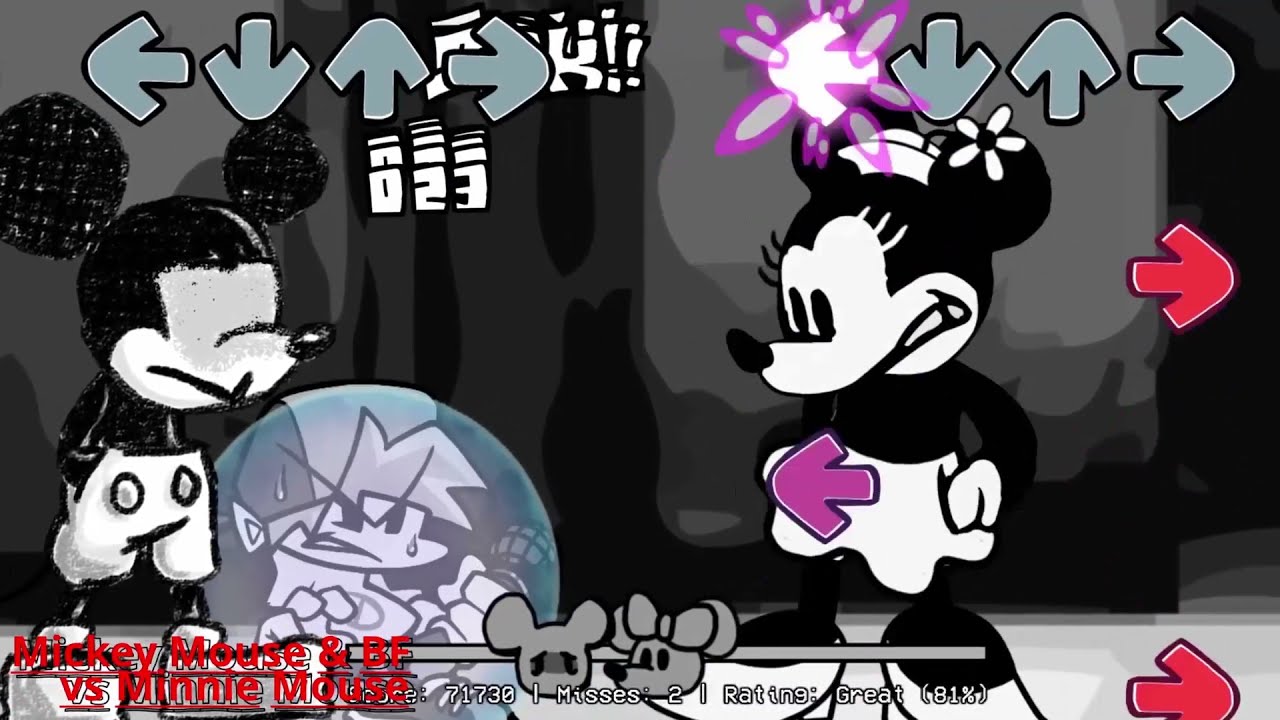 Mickey Mouse vs Minnie Mouse - FNF - Friday Night Funkin' (FNF Funny ...