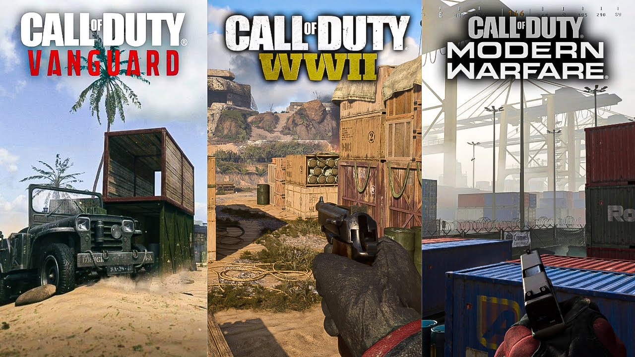 Comparing Shipment Maps in Call of Duty Vanguard, Modern Warfare and ...