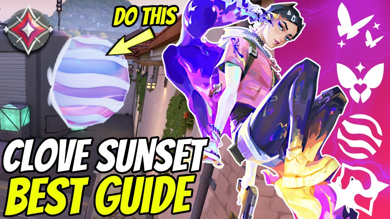 Clove Sunset Guide - One Way Smokes + Tips and Tricks Valorant - YouTube