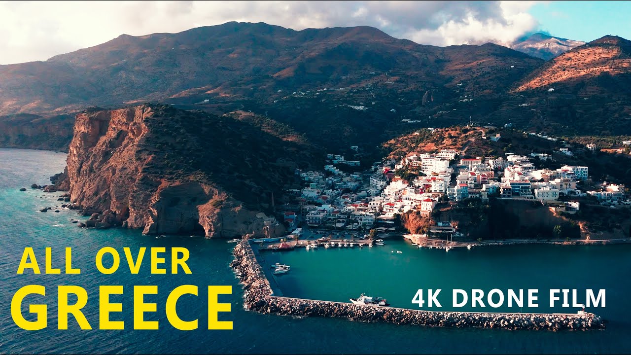 Greece 4k Drone Views | A Breathtaking Aerial Journey - YouTube