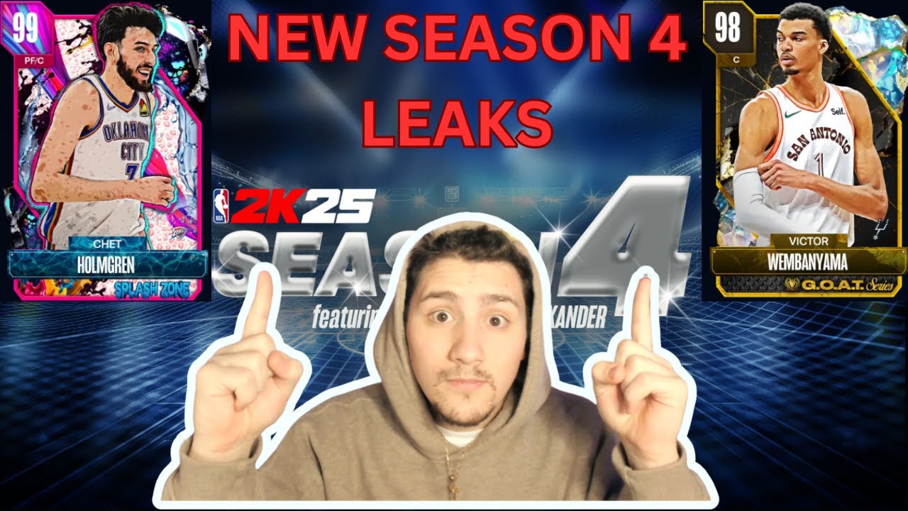 NEW SEASON 4 LEAKS! DARK MATTER CHET??? IN NBA 2K25 MYTEAM! - YouTube