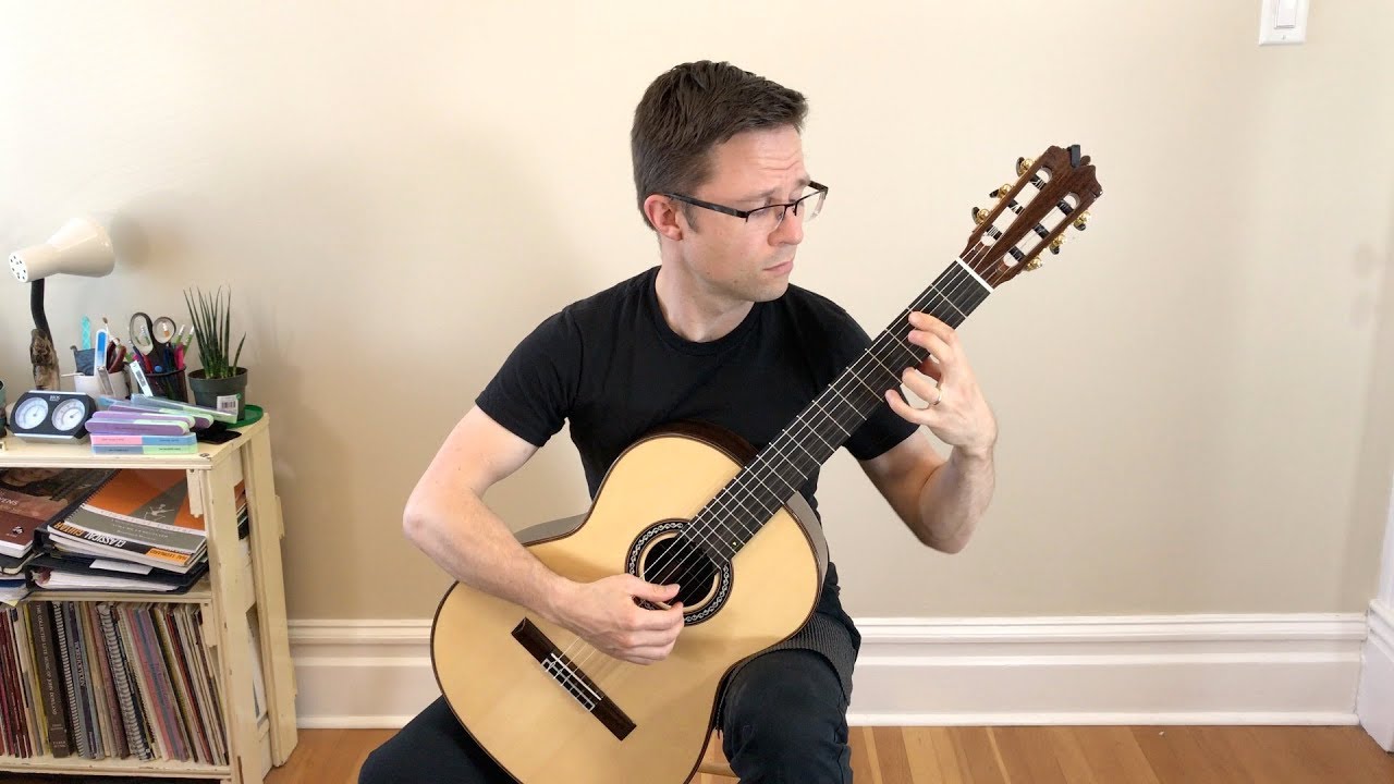 Giga by David Kellner & Lesson for Classical Guitar - YouTube