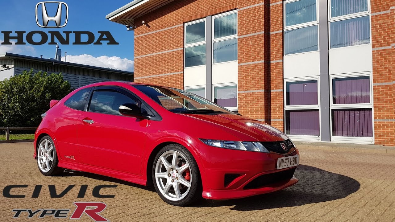 Look round my Honda Civic Type R FN2 2007 model Milano Red - YouTube