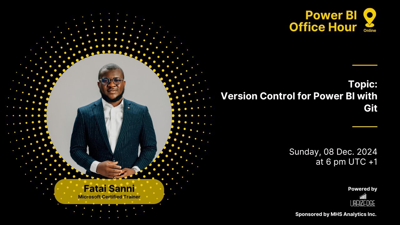 Power BI Office Hour 175: Version Control for Power BI with Git - YouTube
