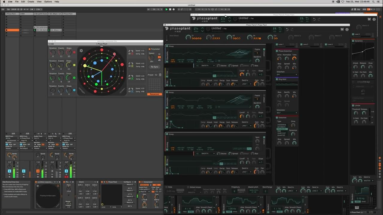 Generative Patches with euclidean sequencer - YouTube