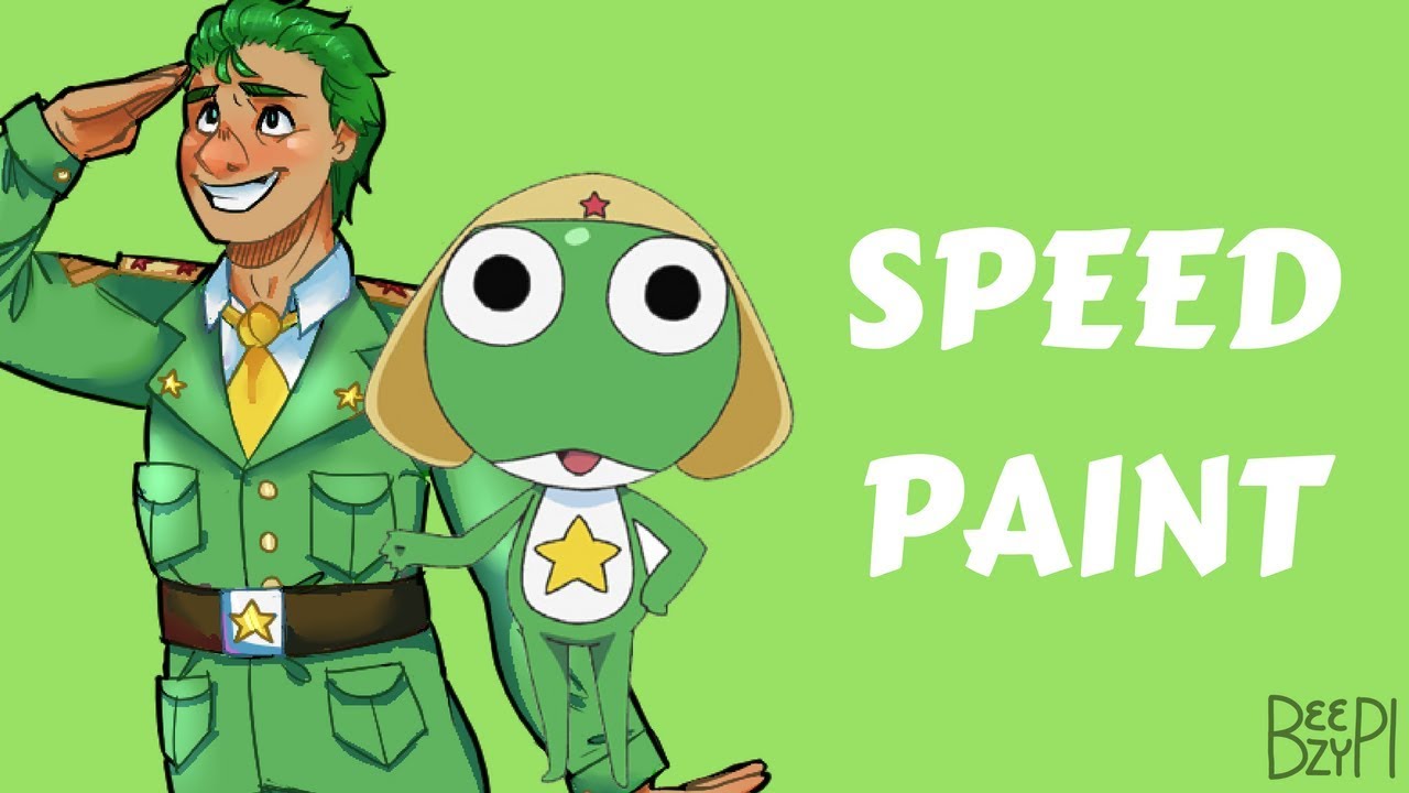 Human!Sgt. Keroro - KG Speedpaint - YouTube