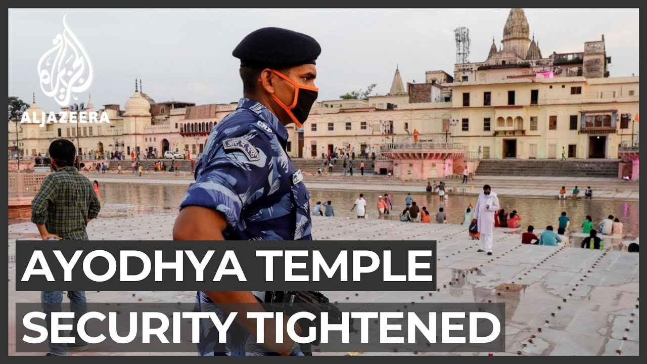 India: Modi to lay Ayodhya temple foundation to push Hindu agenda - YouTube