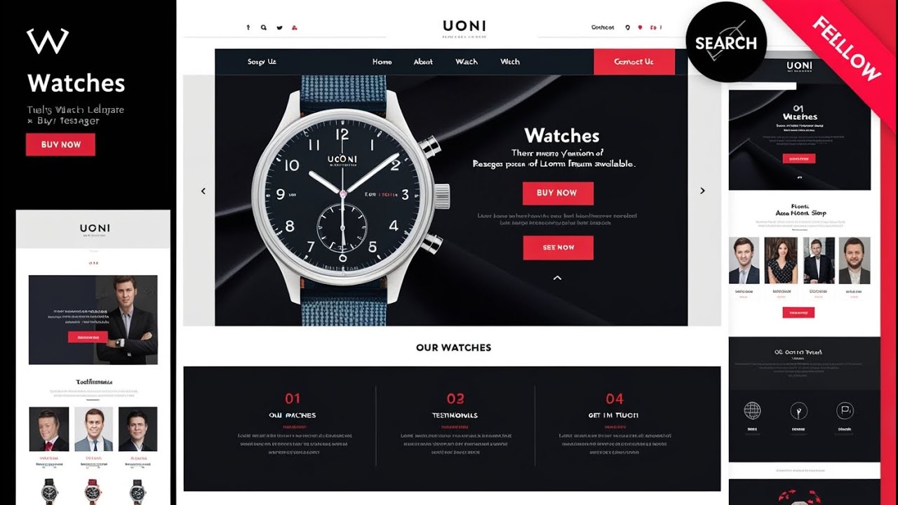 How To Build A Responsive Watch Website Using Html Css And Javascript 0237
