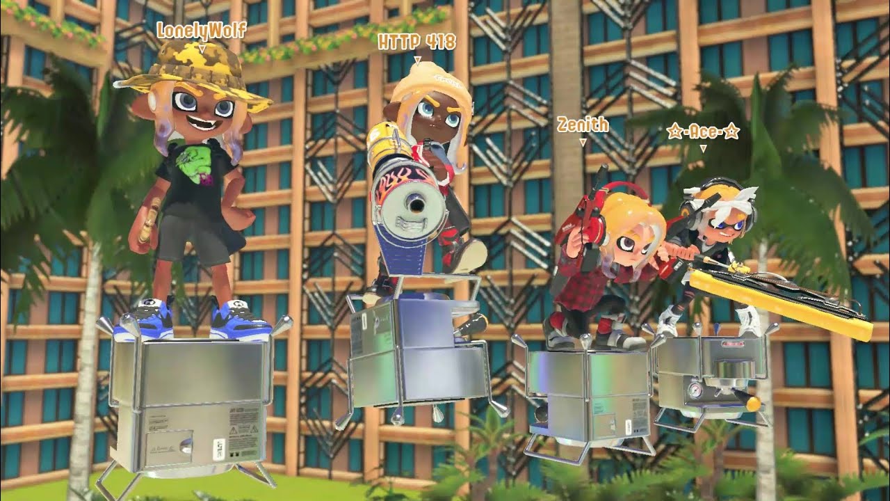 Splatoon 3 Gameplay 109 Clam Blitz Anarchy Battle On Mahi-Mahi Resort ...