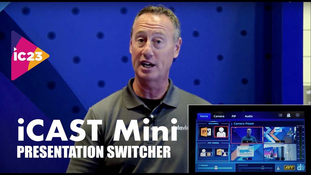Infocomm 2023 | Datavideo iCAST Mini 4K觸控切換台介紹 - YouTube