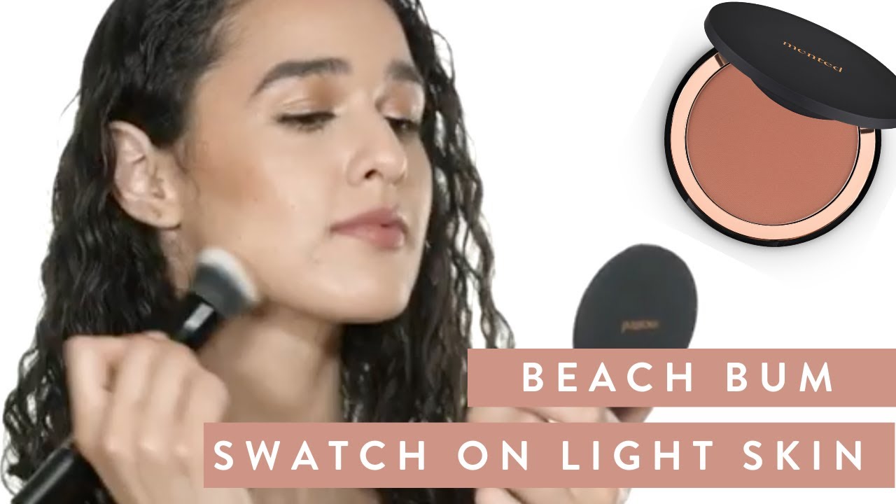 Swatches of Mented's Sunkissed Bronzer in Beach Bum | MENTED COSMETICS ...