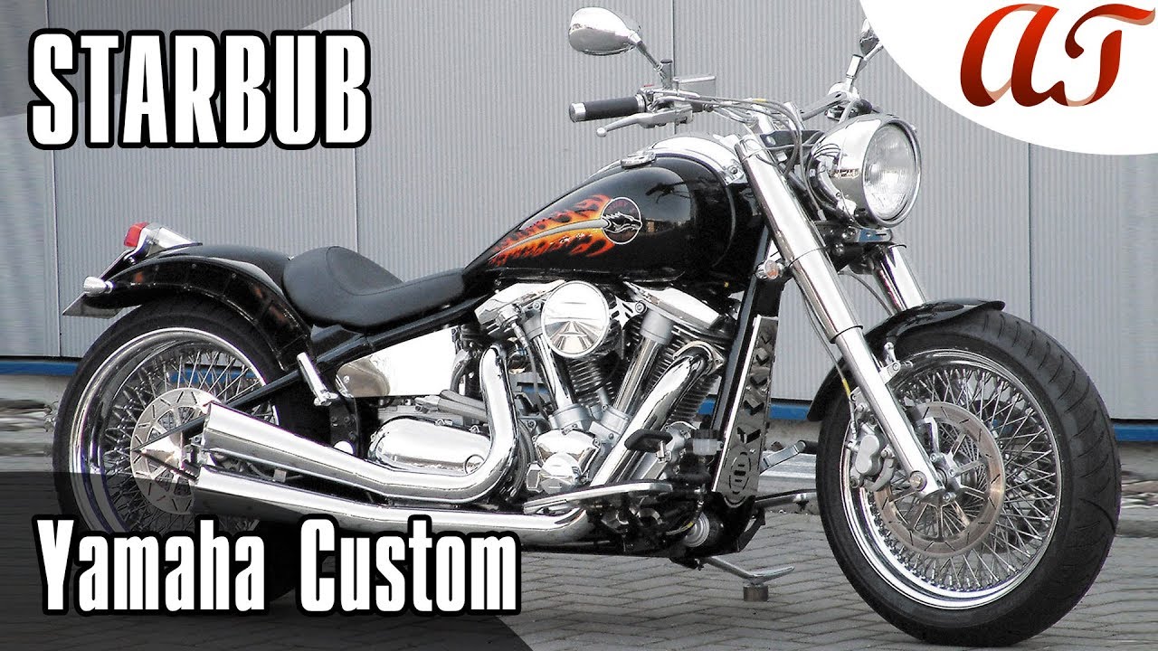 Yamaha XV1600 Custom: STARBUB * A&T Design - YouTube