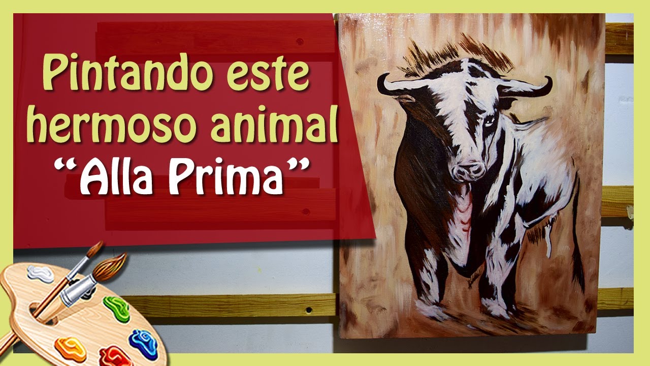 🐃Pintando un Toro al Óleo 🐃 Pintando " Alla Prima" // 2023 - YouTube