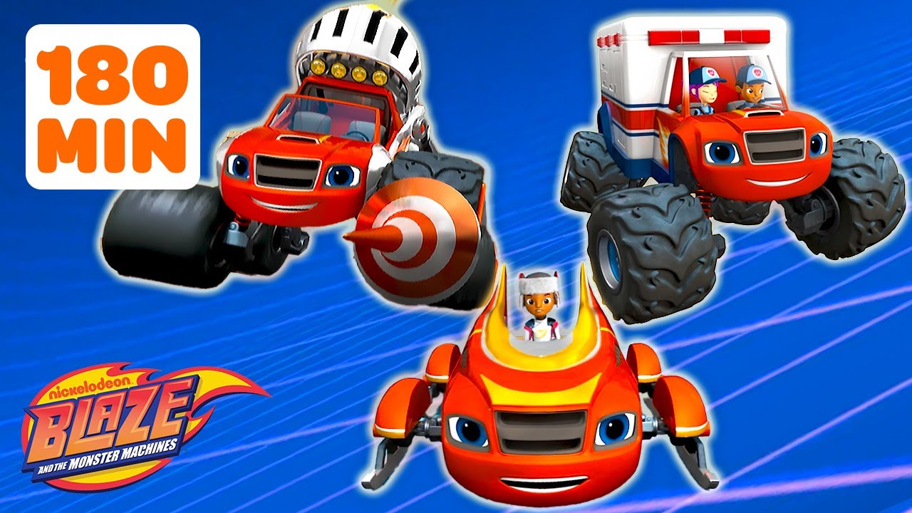 3 HOUR MARATHON of Monster Machine Transformations! 🏎️💨 | Blaze and the ...