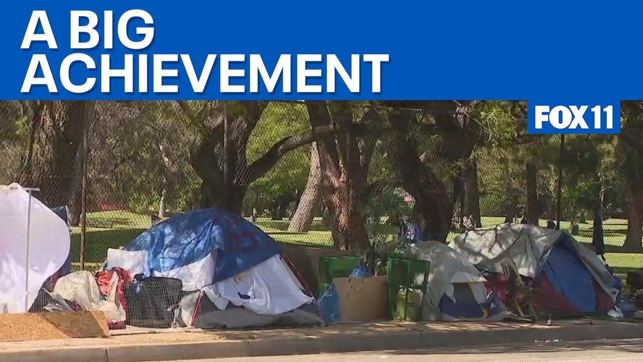 LA county and city sees another drop in homelessness | FOX 11 LA - YouTube
