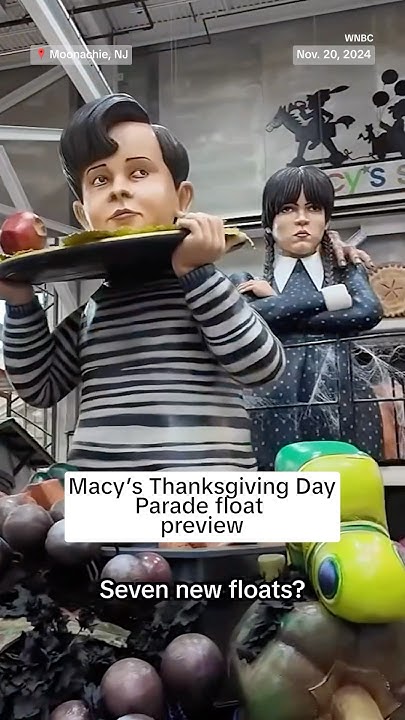 Macy’s Thanksgiving Day parade float preview - YouTube