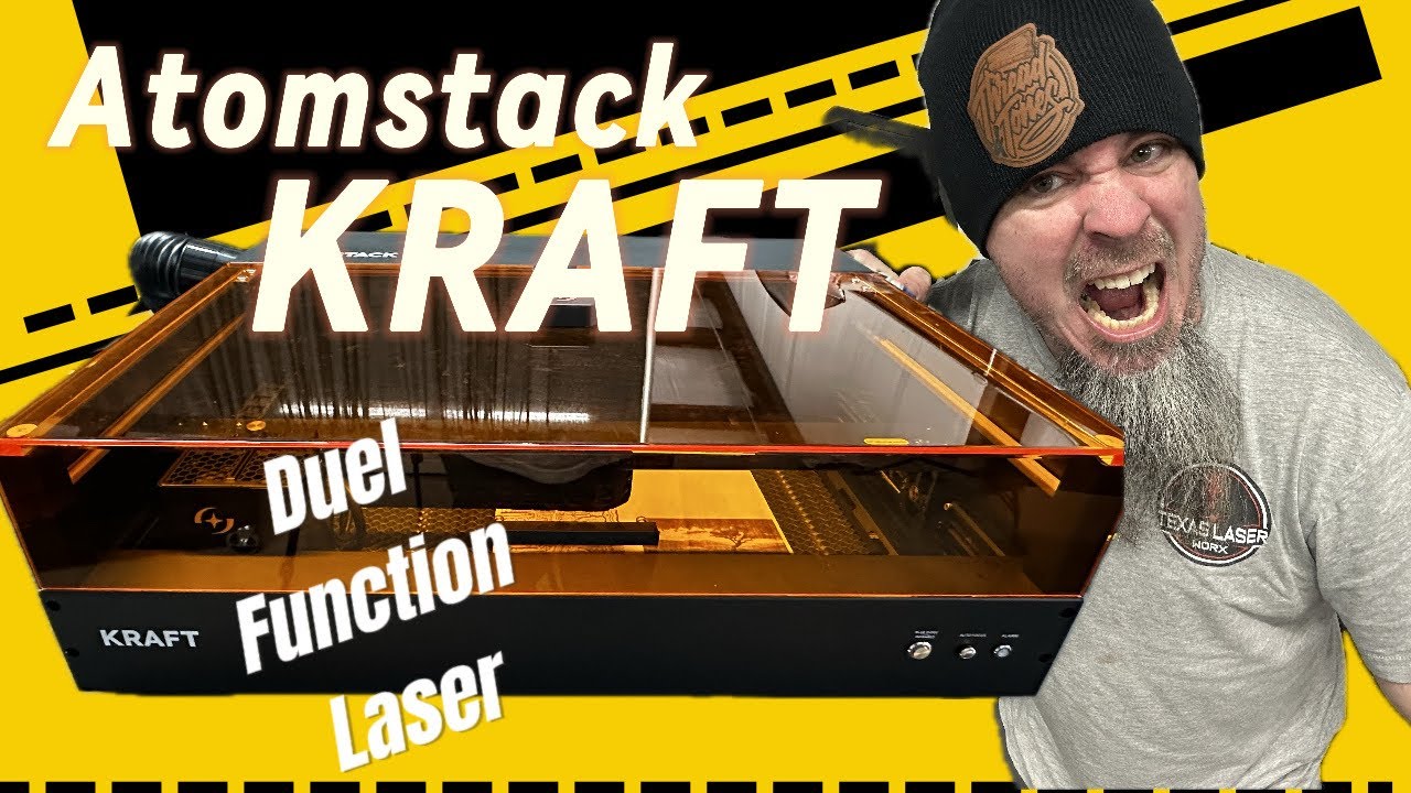 Is Atomstack Kraft desktop laser the Best Duel Laser? - YouTube