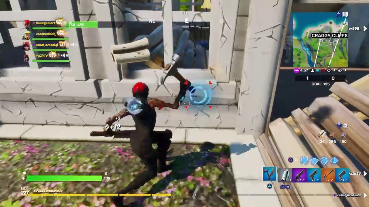 Finding some of the 18 chest at craggy cliff location domination - YouTube