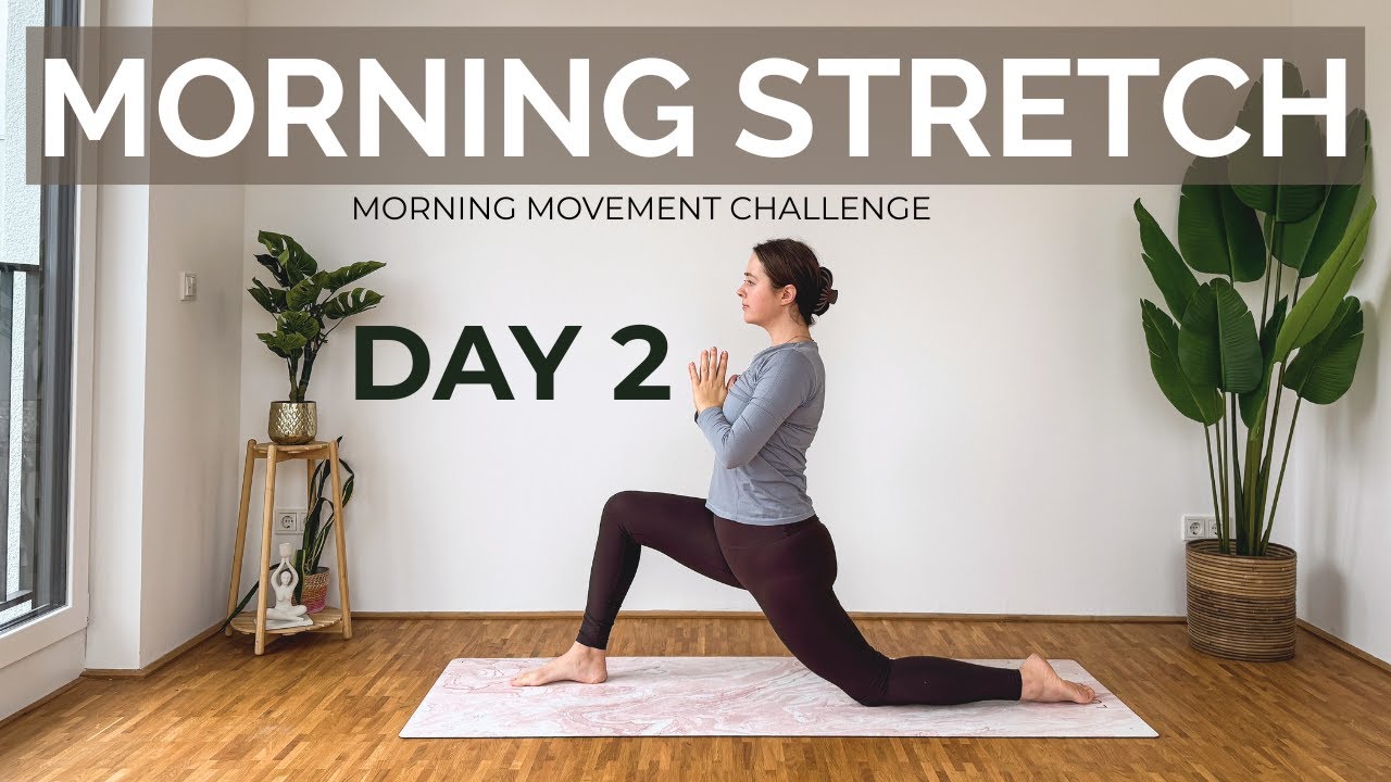 Day 2 – 10 Min Morning Yoga Stretch | Gentle Full Body Flow - YouTube