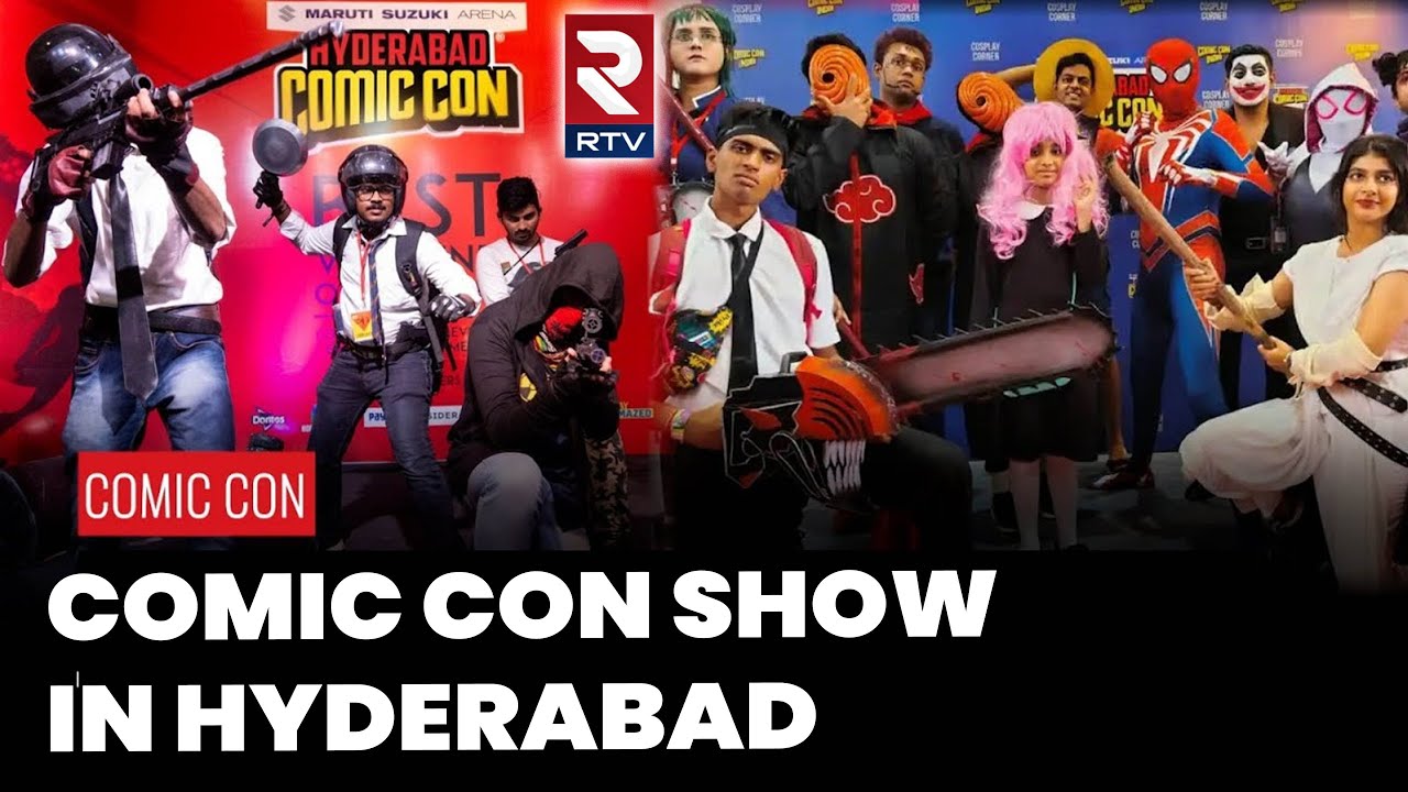 Comic Con Hyderabad - Large number of people participate in the eighth ...
